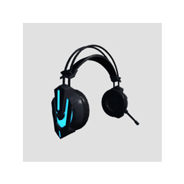 Sci-Fi Headphones Electric Blue